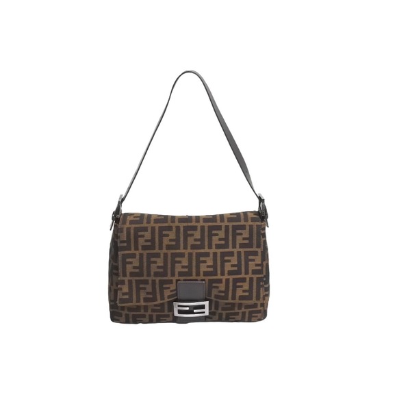 Fendi | Bags | Fendi Mamma Bucket Zucca Pattern Handbag Brown | Poshmark